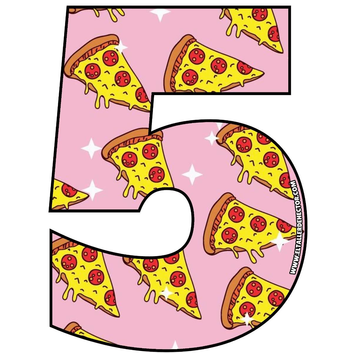 Numero 5 de Pizza - El Taller de Hector