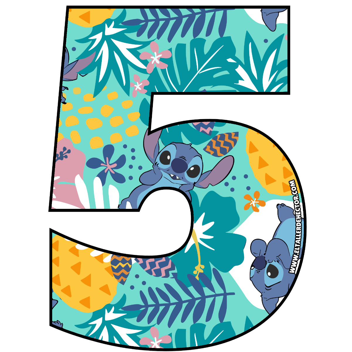 Numero 5 de Stitch - El Taller de Hector