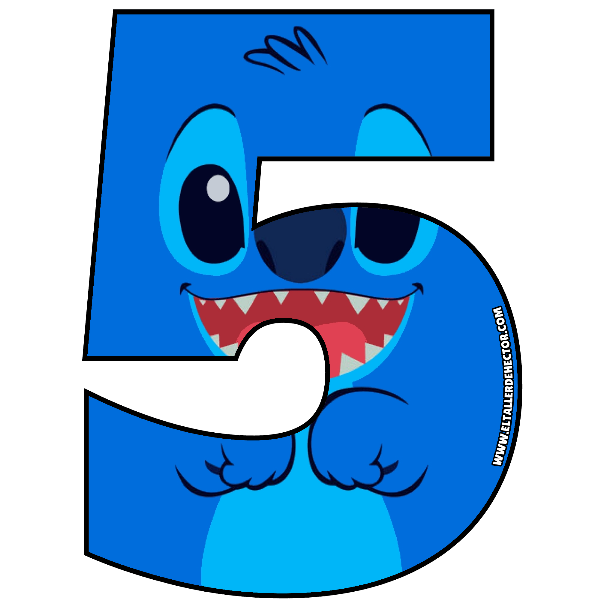 Numero 5 de Stitch - El Taller de Hector