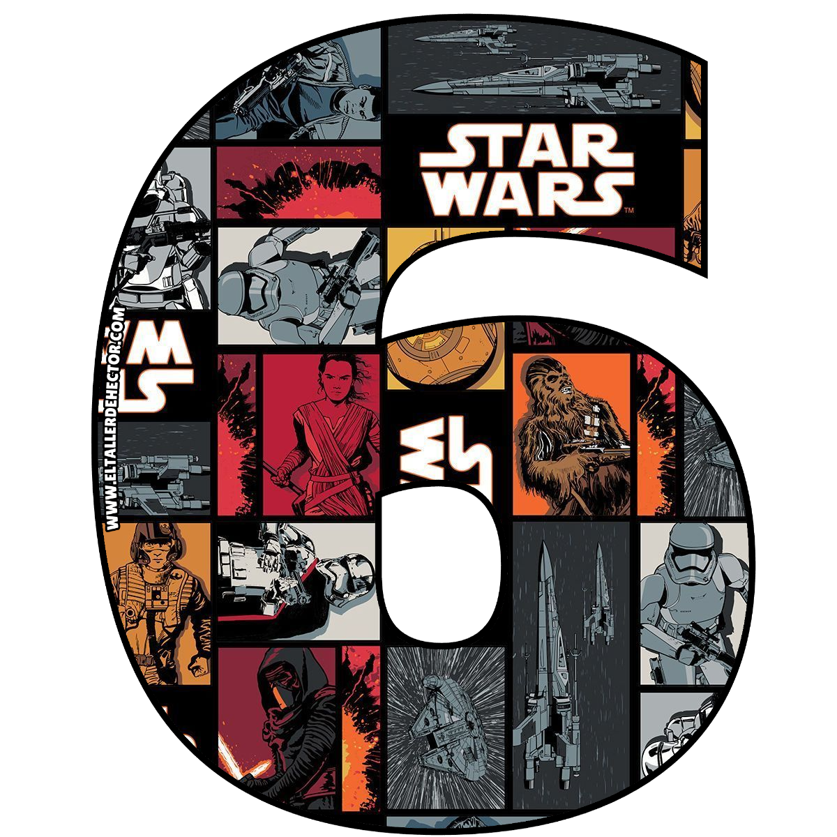 Numero 6 de Star Wars - El Taller de Hector