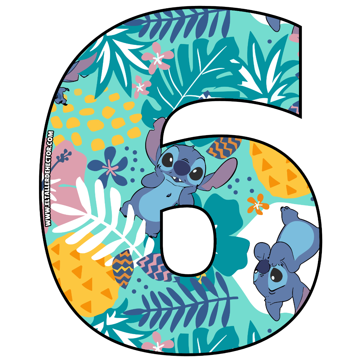 Numero 6 de Stitch - El Taller de Hector