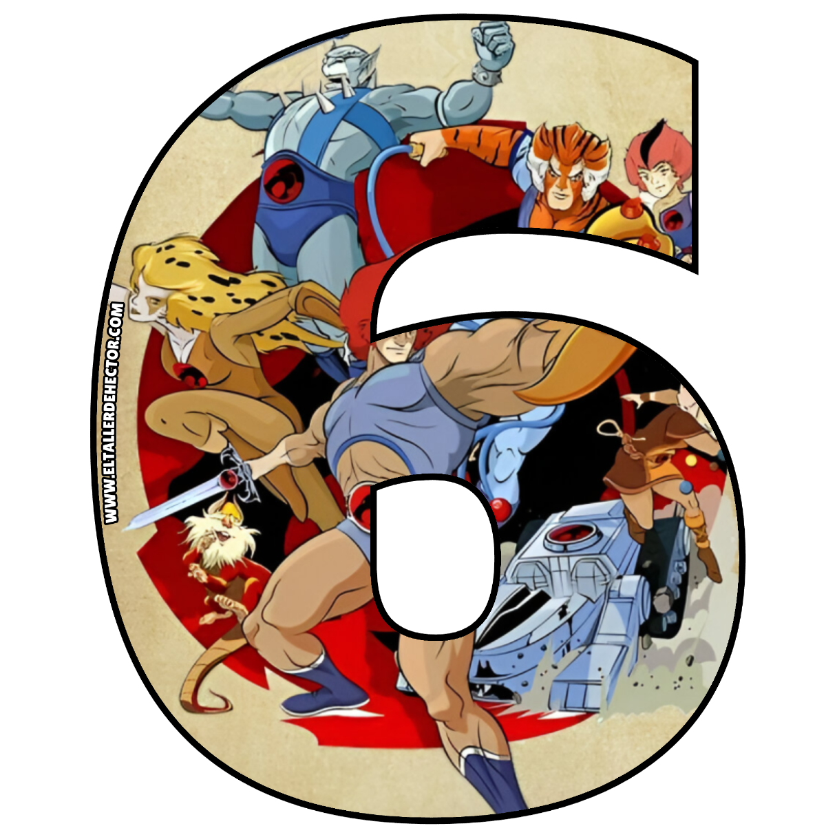 Numero 6 de Thundercats - El Taller de Hector