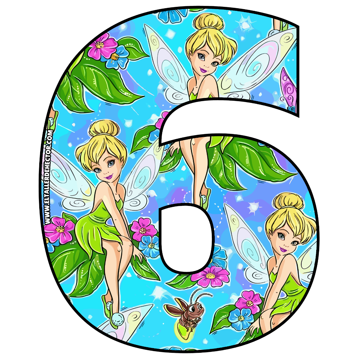 Numero 6 de Tinkerbell Campanita - El Taller de Hector