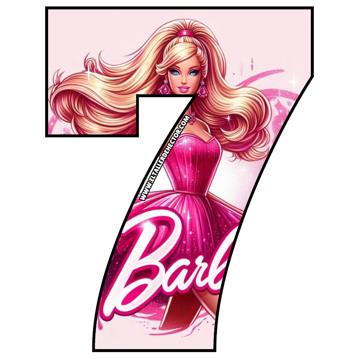 Numero 7 de Barbie - El Taller de Hector