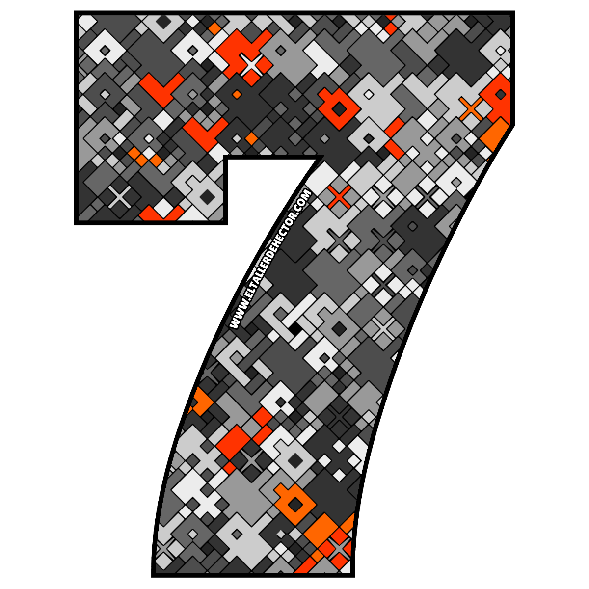 Numero 7 de Camuflaje - El Taller de Hector