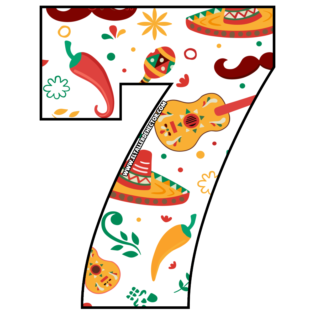 Numero 7 de Fiesta Mexicana - El Taller de Hector