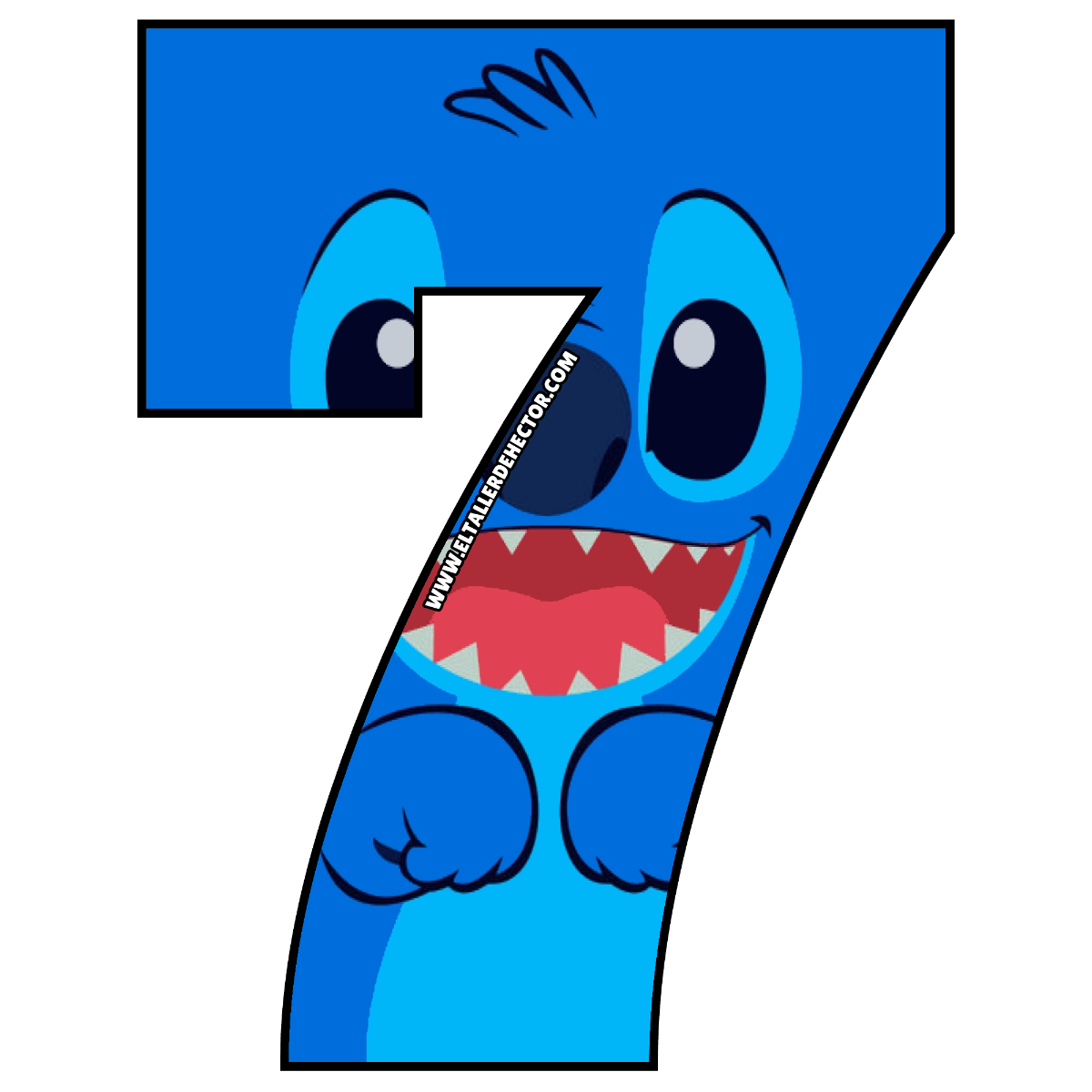 Numero 7 de Stitch - El Taller de Hector