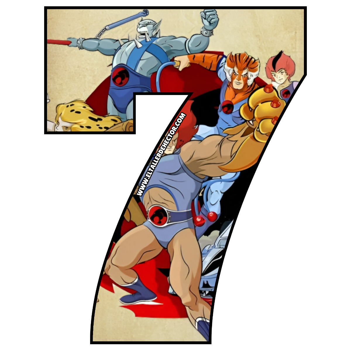 Numero 7 de Thundercats - El Taller de Hector