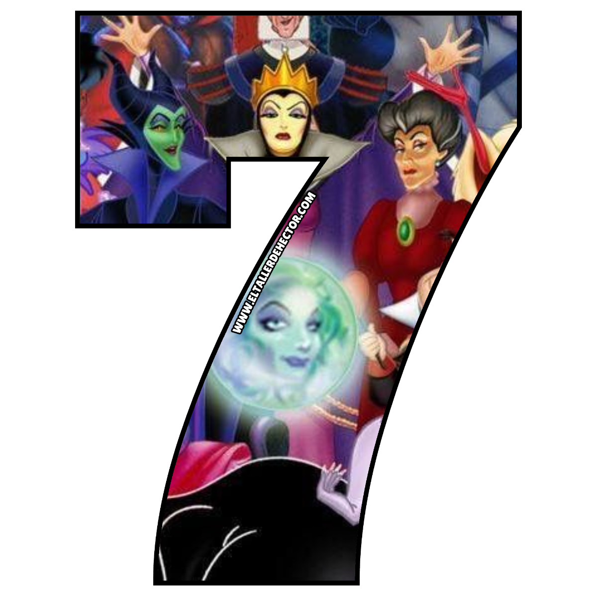 Numero 7 de Villanas de Disney - El Taller de Hector