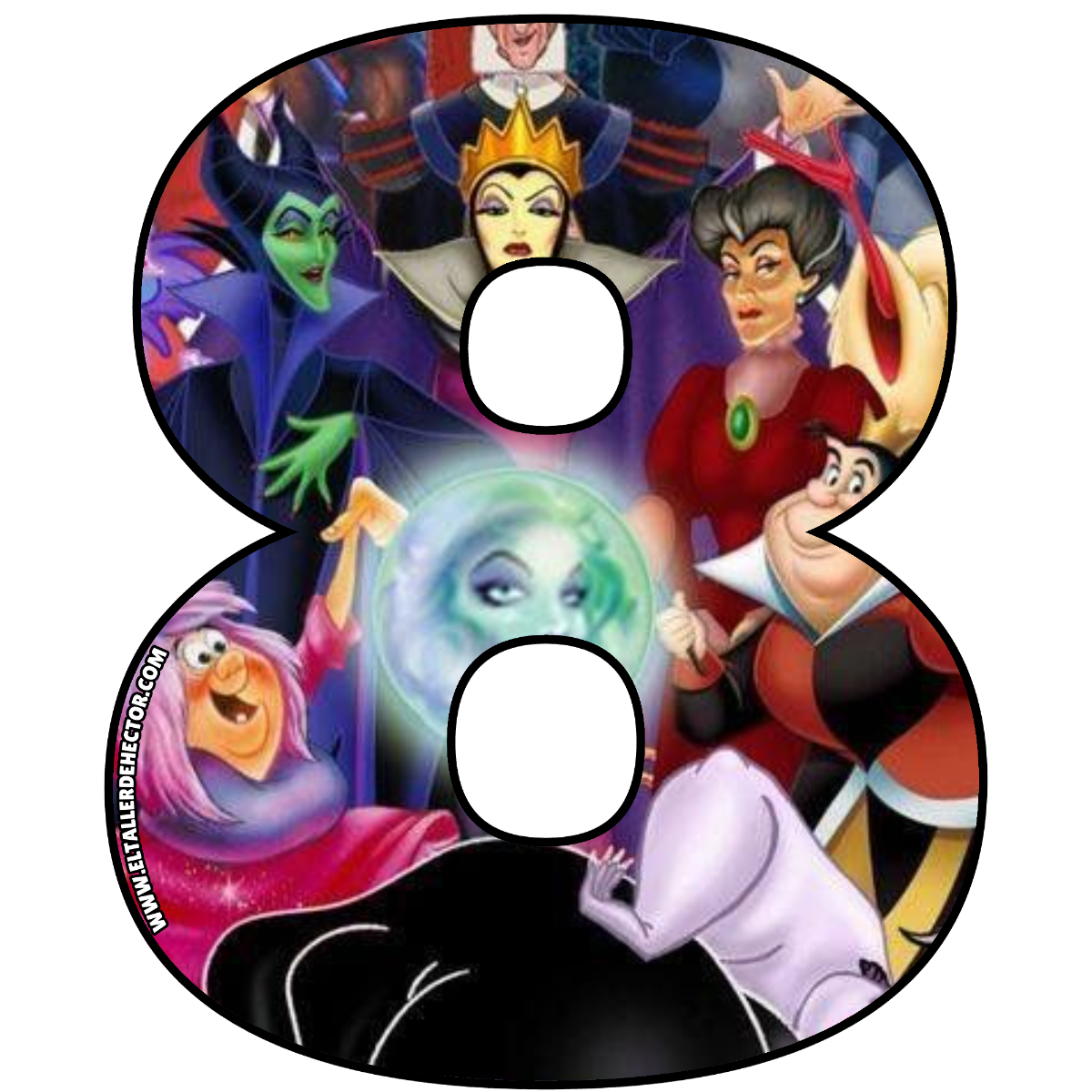 Numero 8 de Villanas de Disney - El Taller de Hector