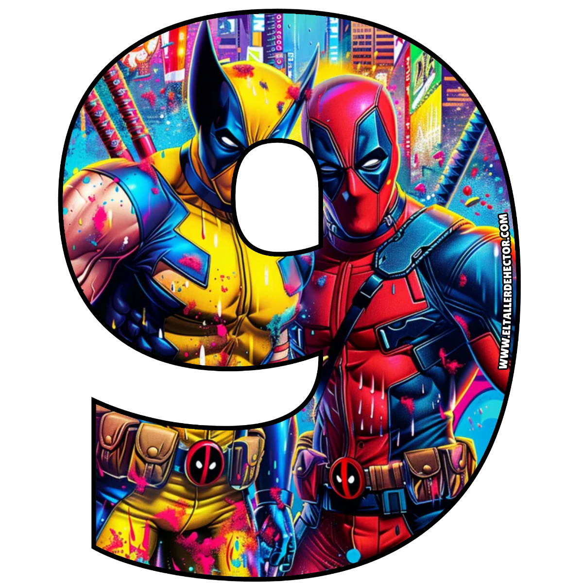 Numero 9 de Deadpool Wolverine - El Taller de Hector