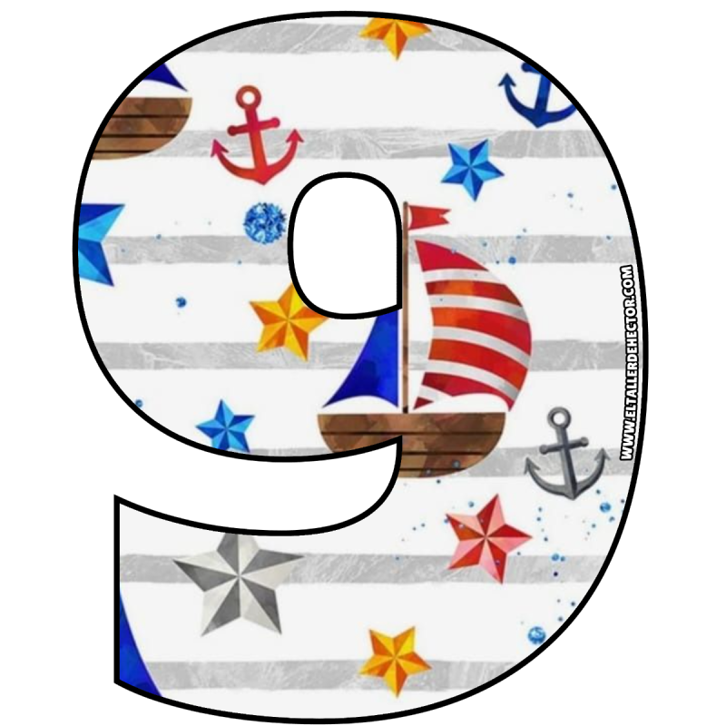 Numero 9 de Sailor Marinero - El Taller de Hector