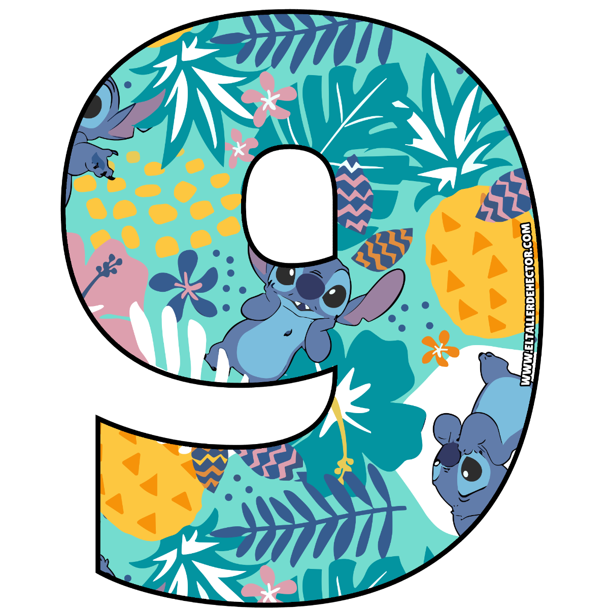 Numero 9 de Stitch - El Taller de Hector