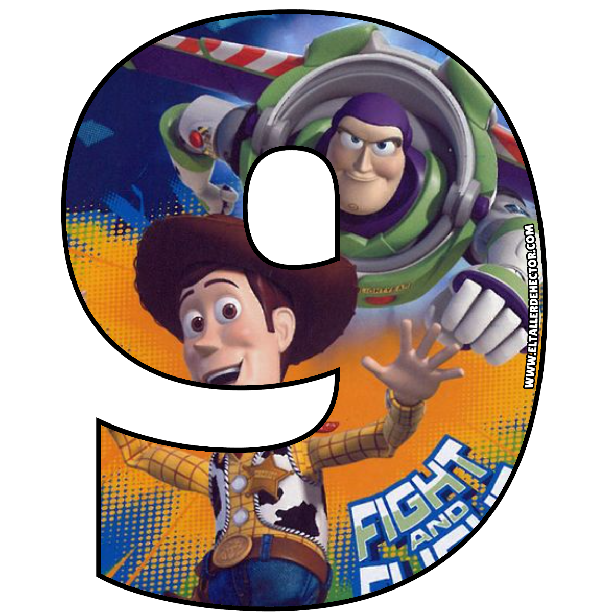 Numero 9 de Toy Story - El Taller de Hector