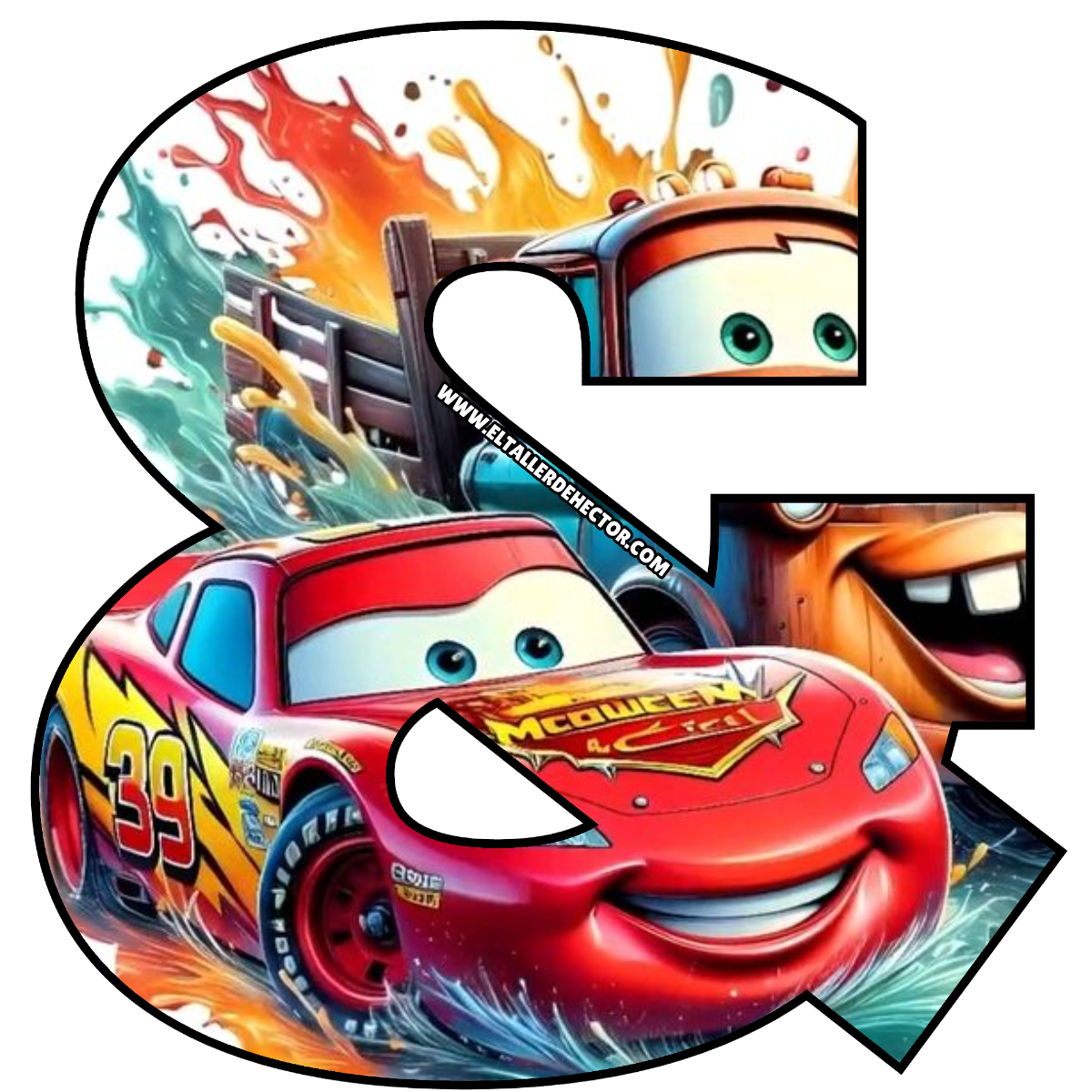 Simbolo & de Disney Cars - El Taller de Hector