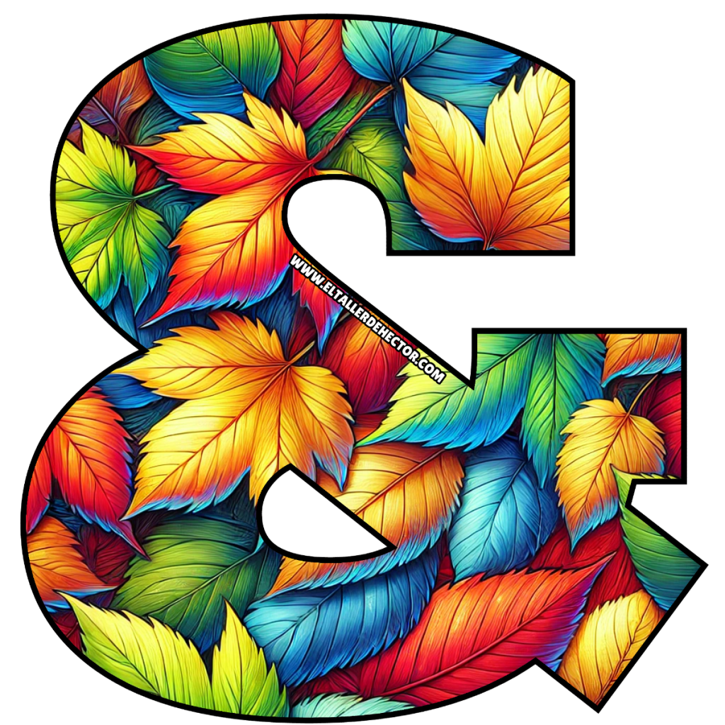 Simbolo & de Hojas Otoñales Vibrantes - El Taller de Hector