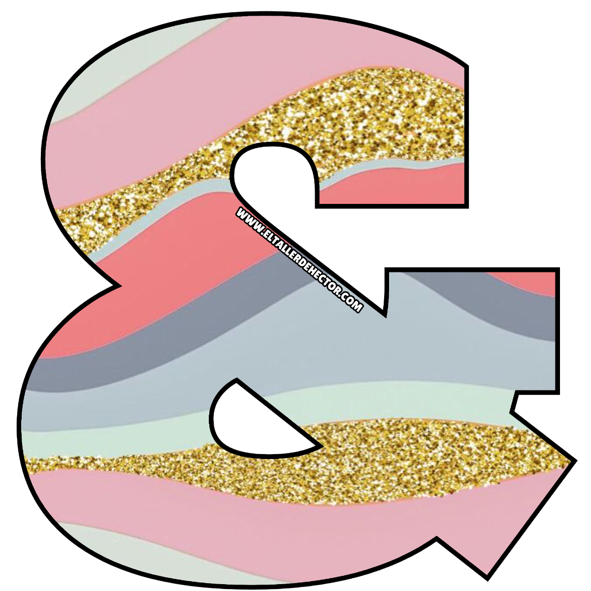 Simbolo & de Ondas de Brillo y Suavidad - El Taller de Hector