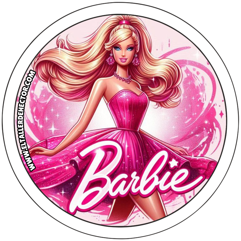 Toppers de Barbie - El Taller de Hector