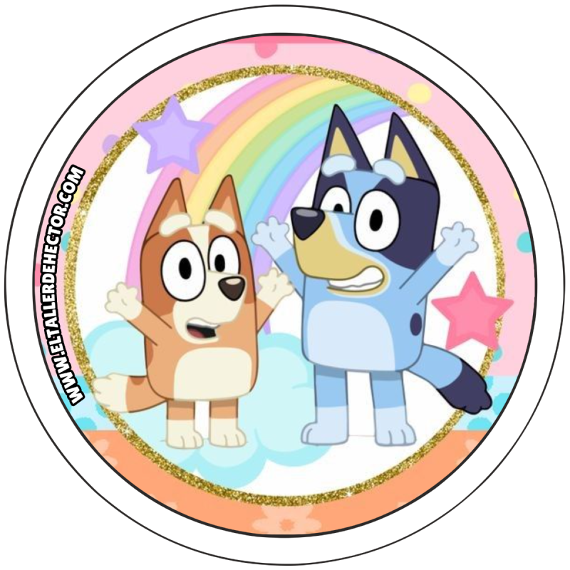 Toppers de Bluey - El Taller de Hector