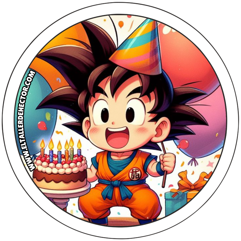 Toppers de Dragon Ball Goku - El Taller de Hector