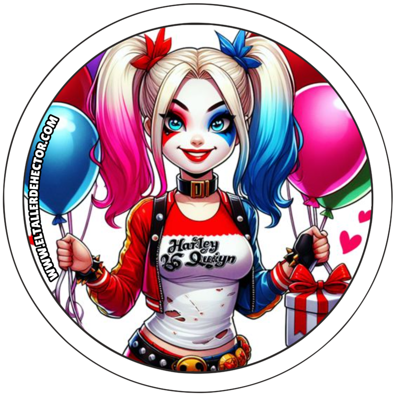 Toppers de Harley Quinn - El Taller de Hector