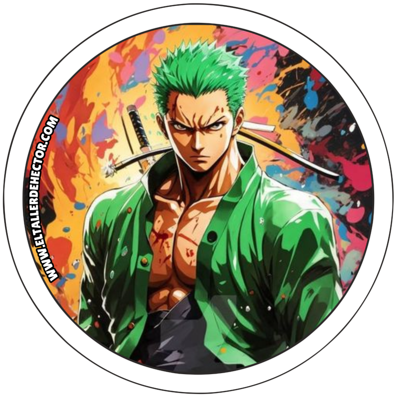 Toppers de One Piece Zoro - El Taller de Hector