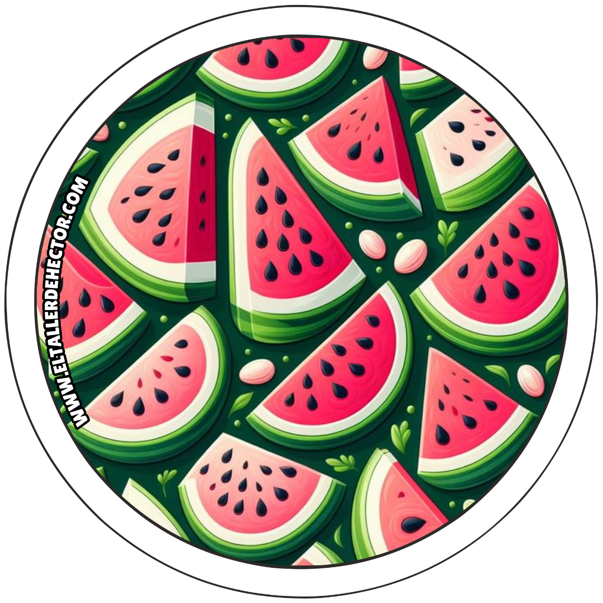 Toppers de Sandia - El Taller de Hector