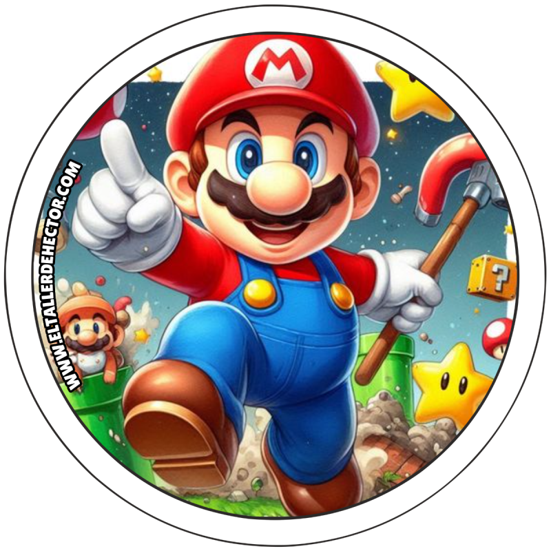Toppers de Super Mario - El Taller de Hector