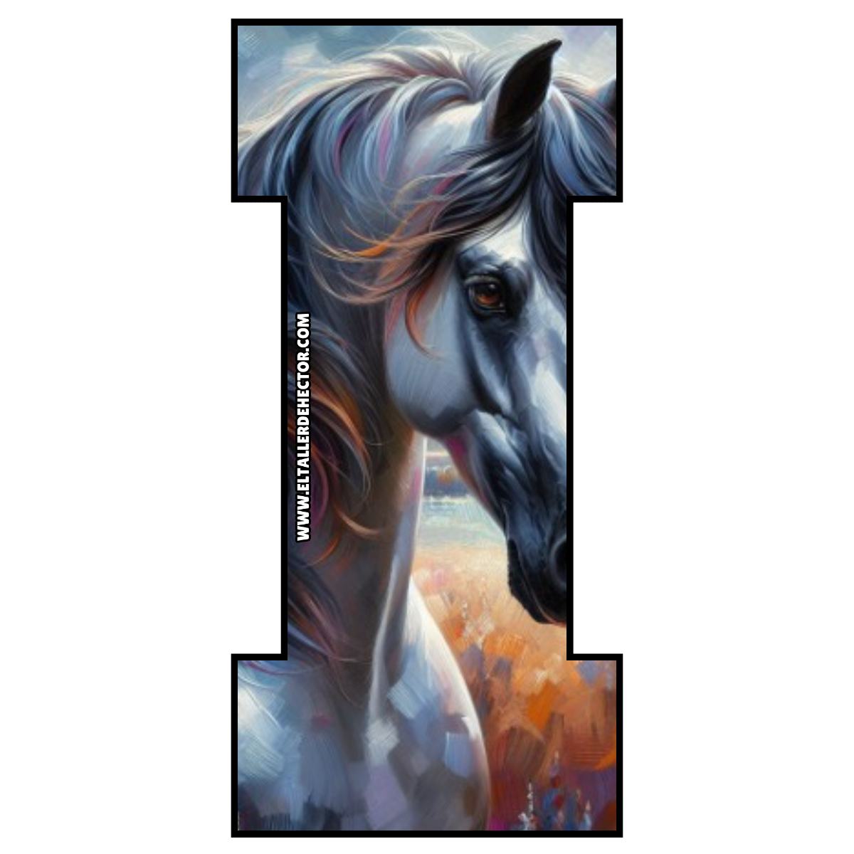 Letra I de Horse Caballo - El Taller de Hector