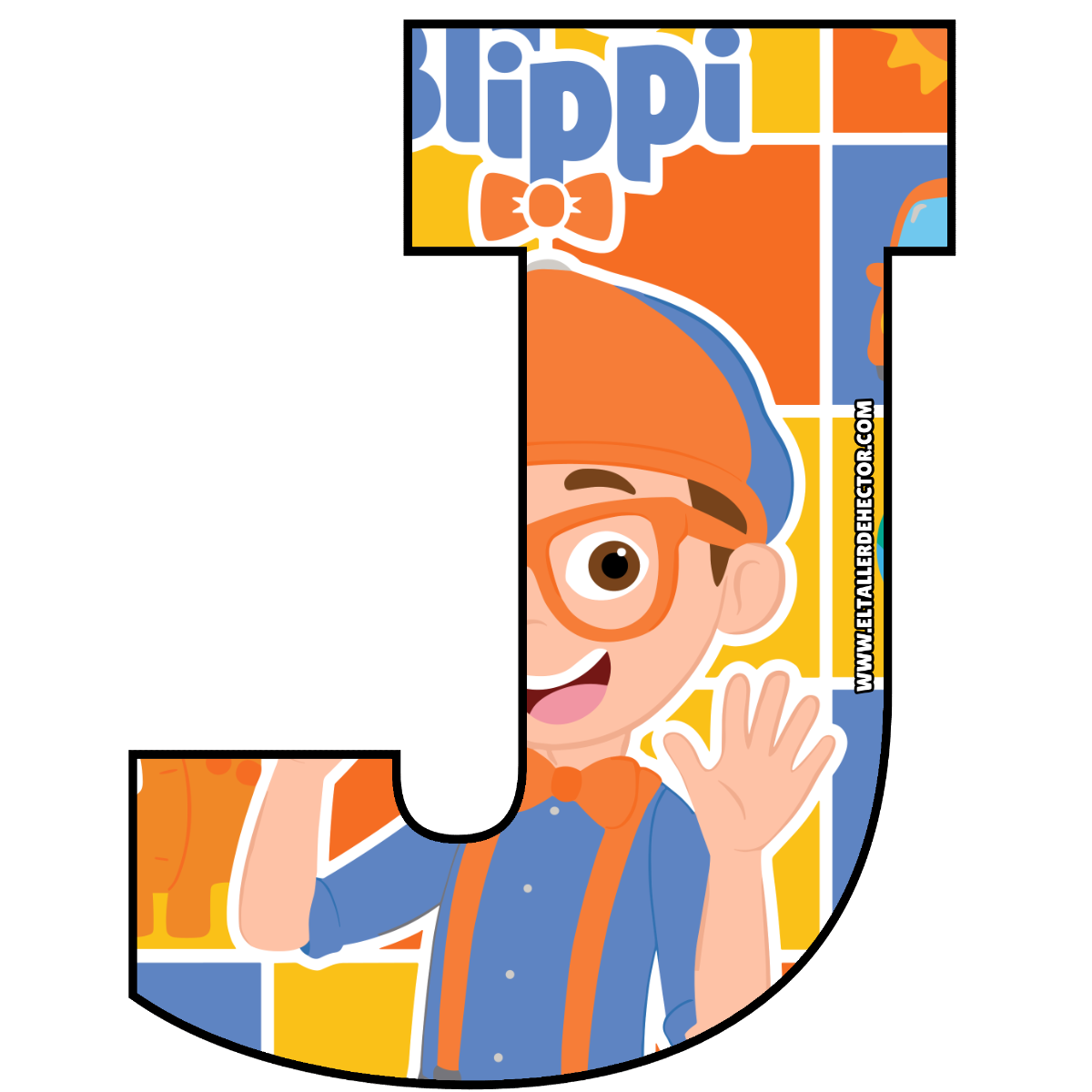 Letra J de Blippi - El Taller de Hector
