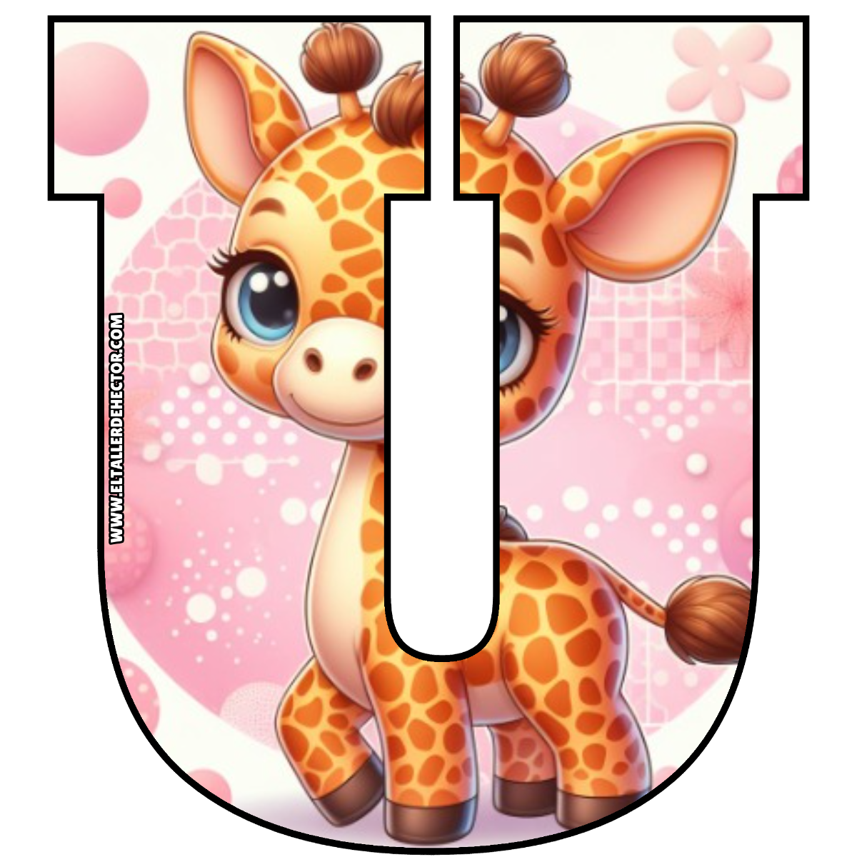 Letra U de Jirafa - El Taller de Hector