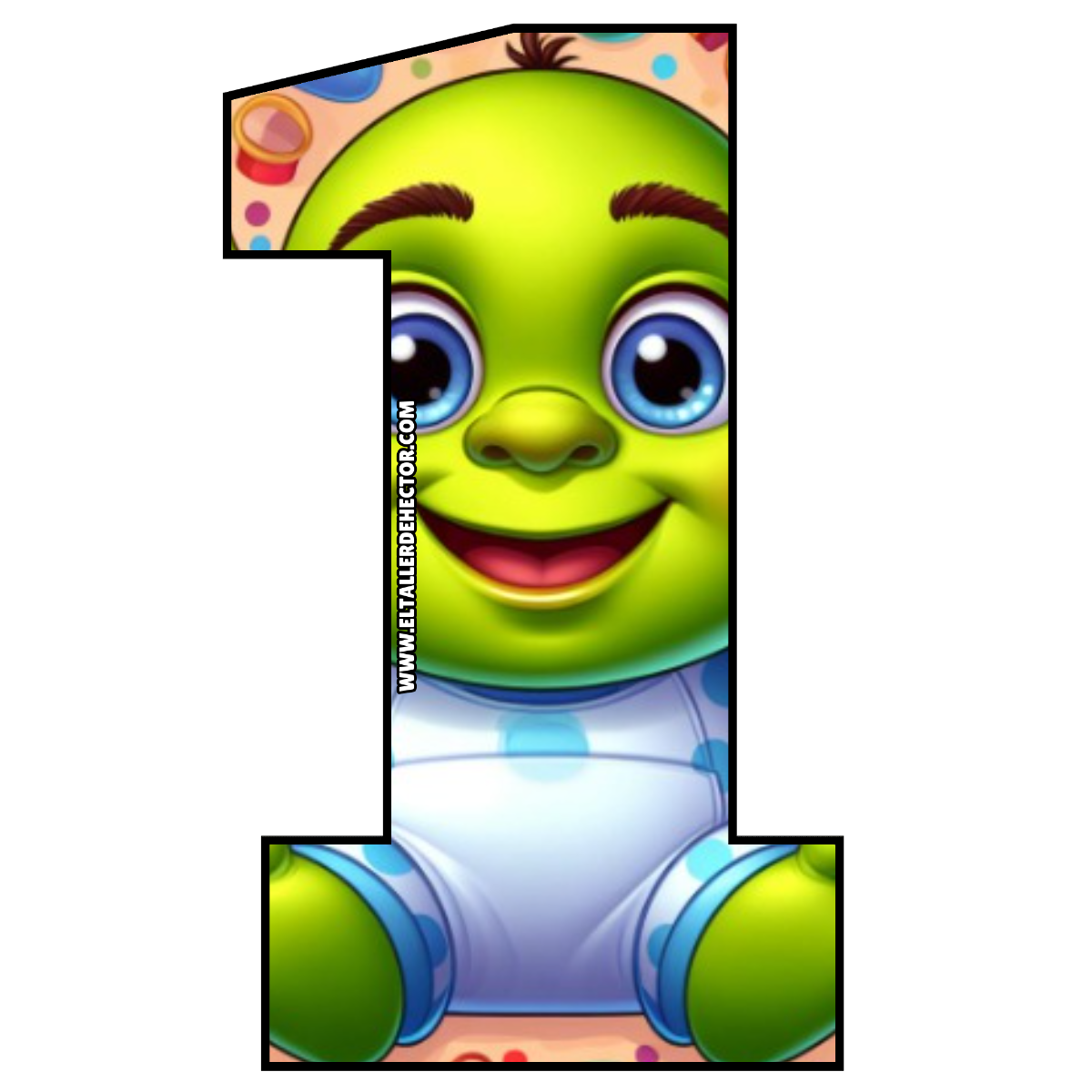 Numero 1 de Baby Shrek - El Taller de Hector
