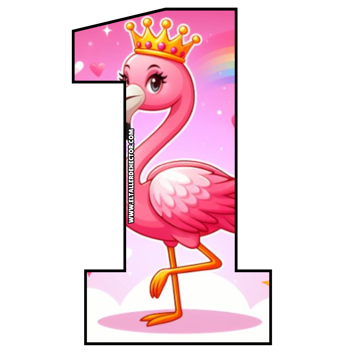 Numero 1 de Corona Flamingo - El Taller de Hector