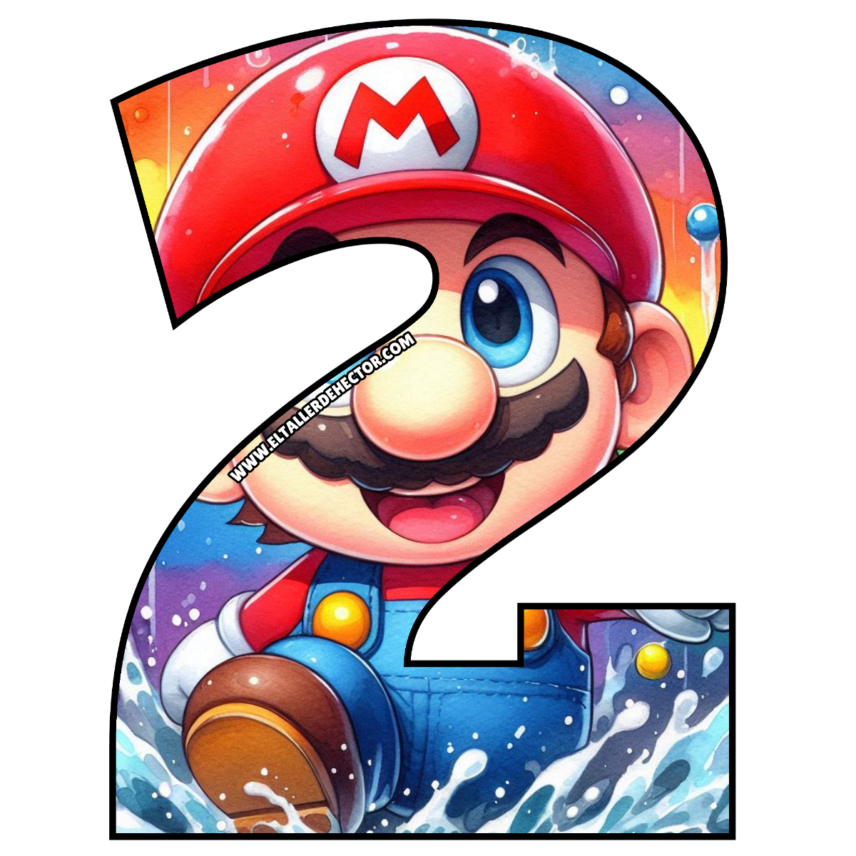 Numero 2 de Super Mario - El Taller de Hector