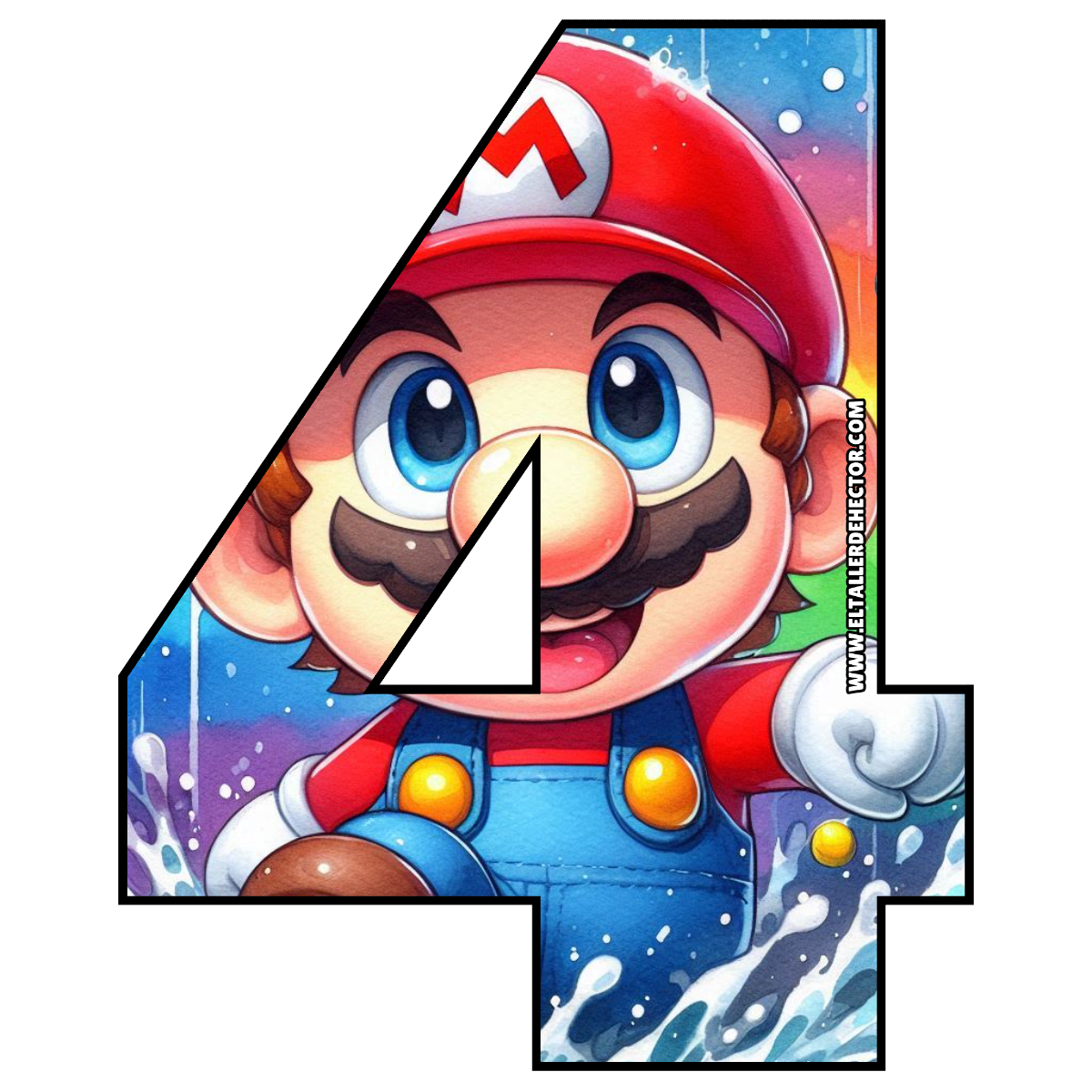 Numero 4 de Super Mario - El Taller de Hector