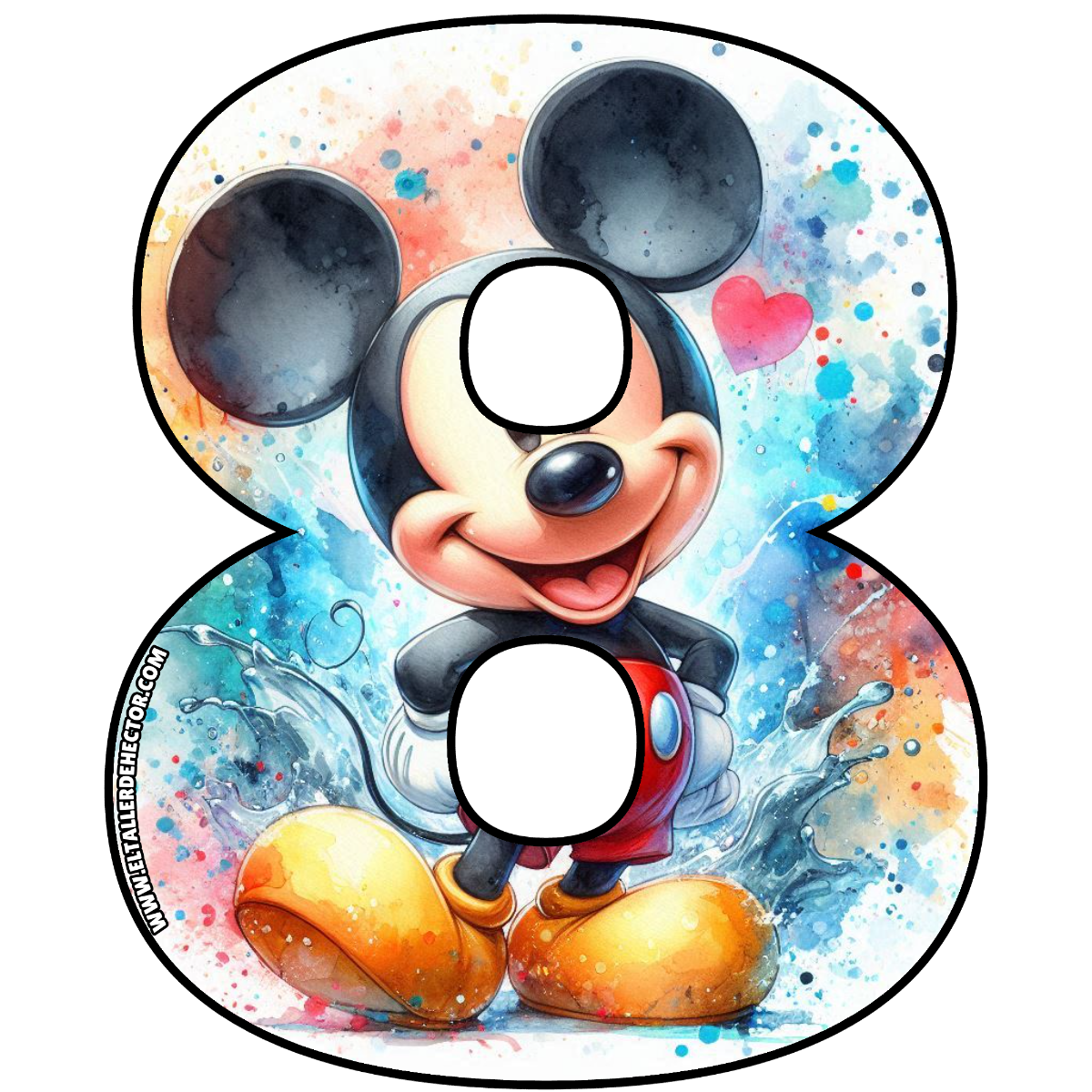 Numero 8 de Mickey Mouse - El Taller de Hector