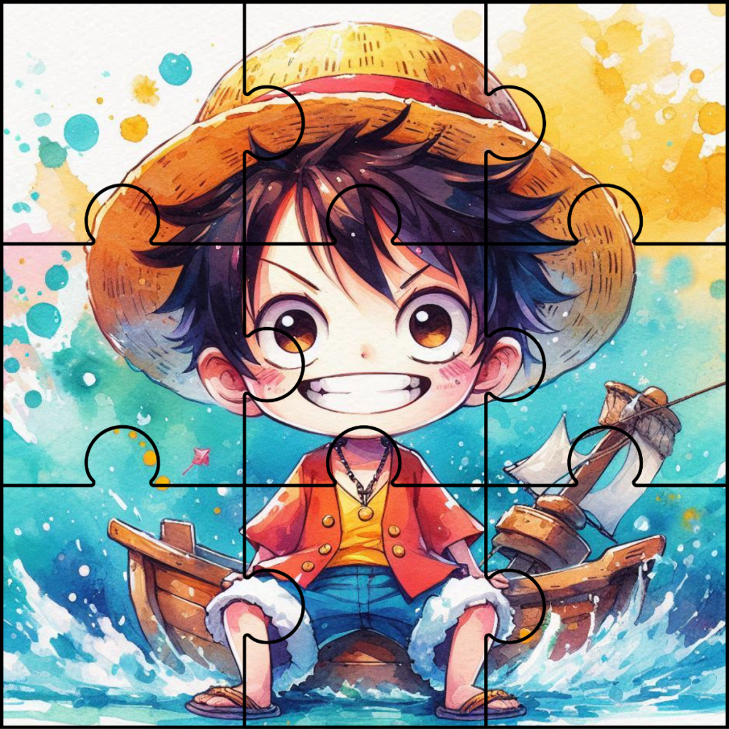 Rompecabezas de Luffy One Piece - El Taller de Hector