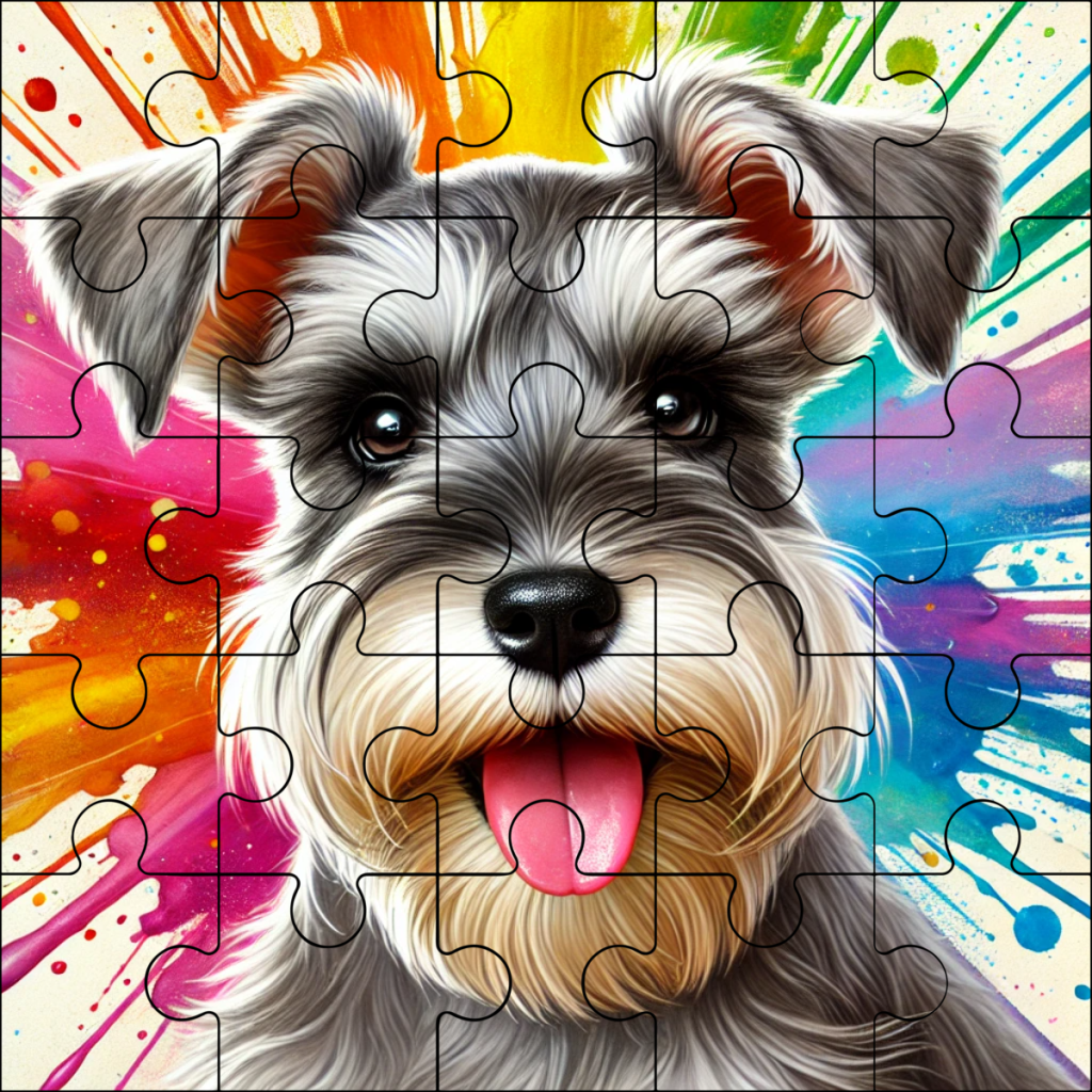 Rompecabezas de Perro Schnauzer puppy - El Taller de Hector