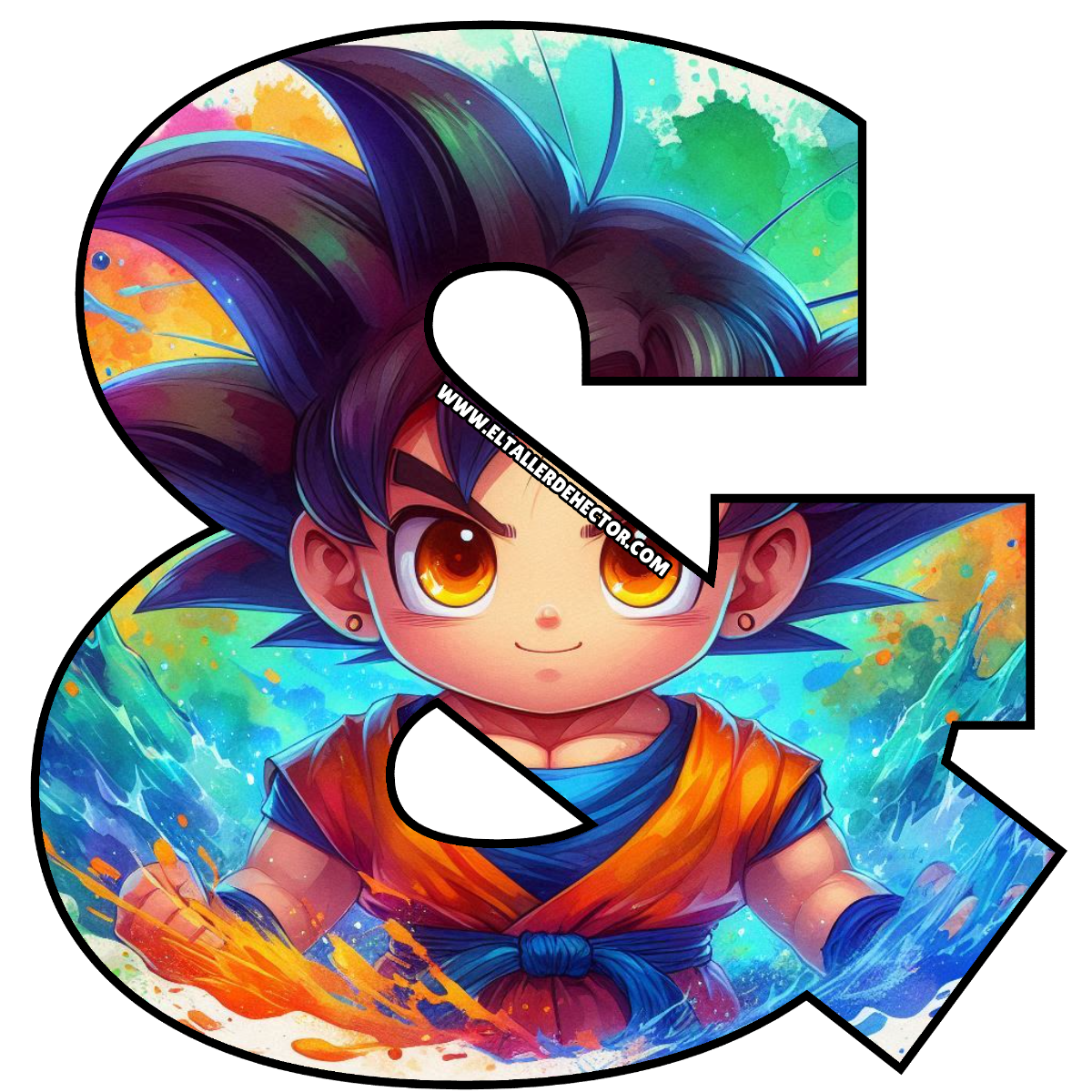 Simbolo & de Dragon Ball Goku - El Taller de Hector